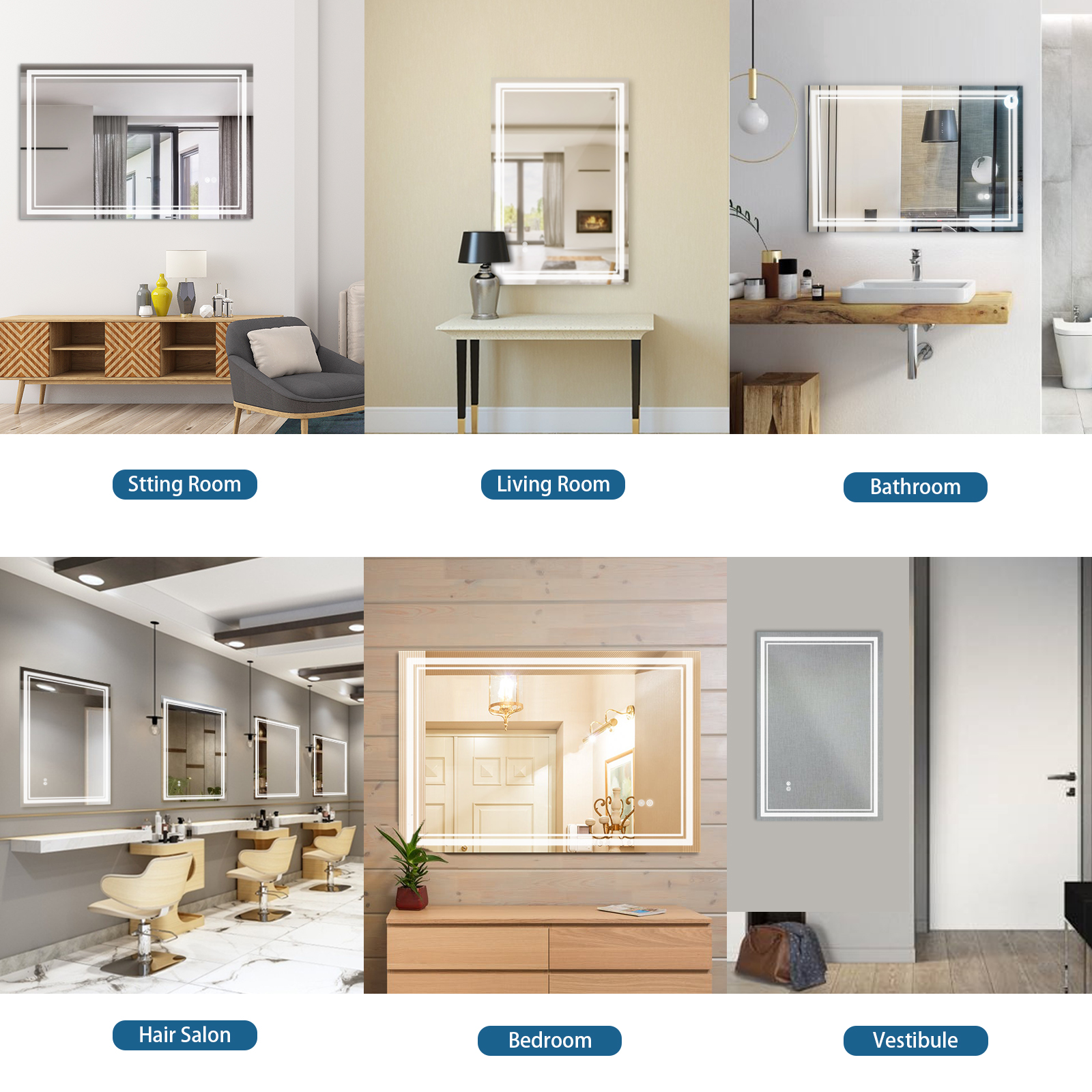 Transparent Border Great Design Suitable Led Mirror from China ...